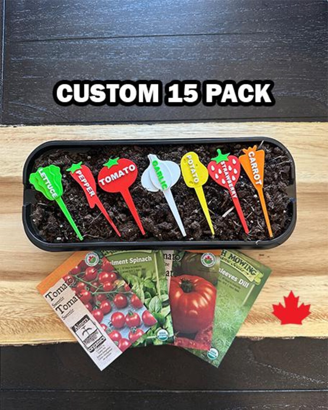 Seedling Labels - Custom 15 Pack - Etsy