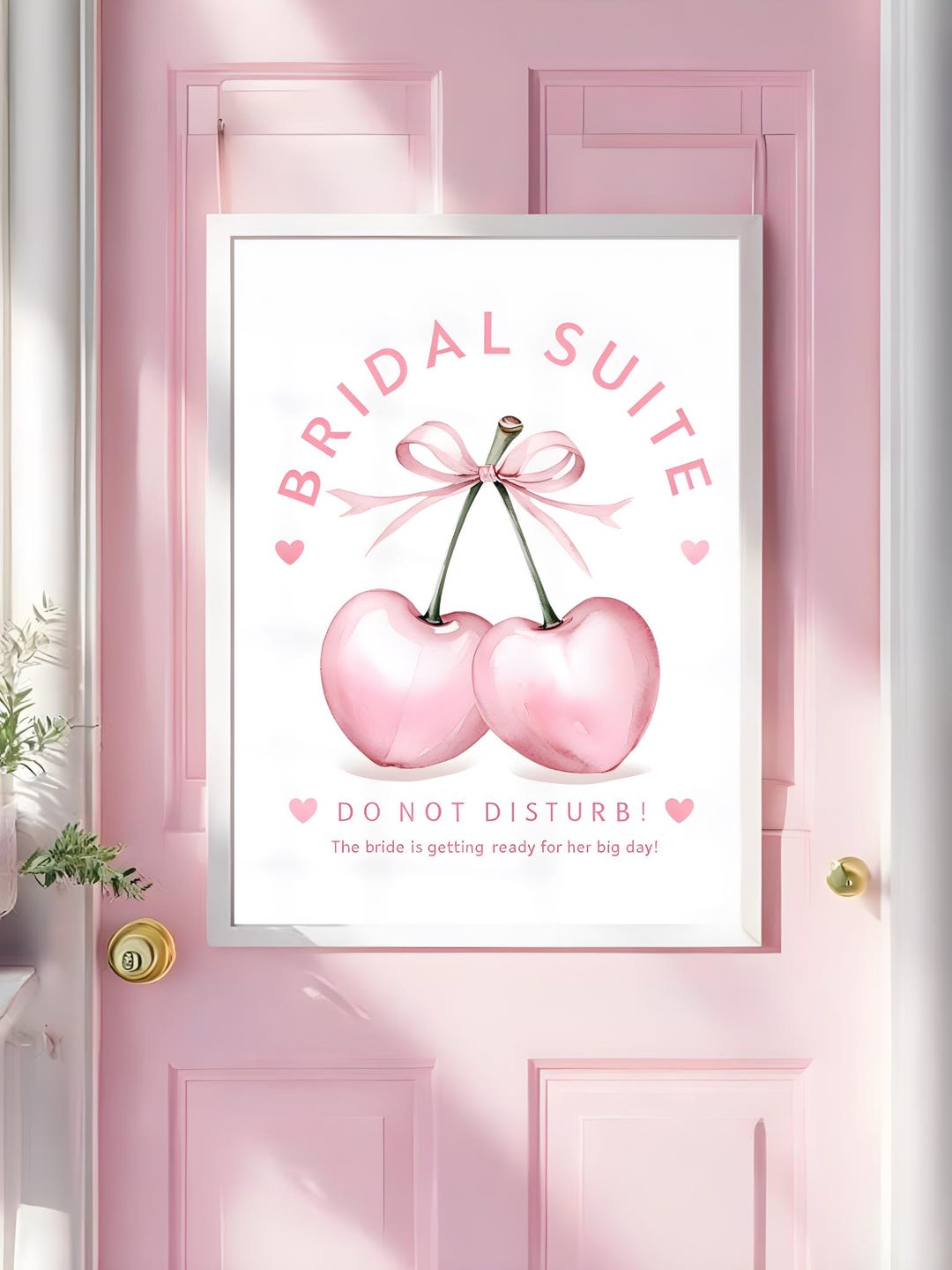 Bridal Suite Please Knock the Bride is Getting Ready for Her Big Day ...