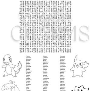 Gotta Find Them All - Word Search - Fun Printable Puzzle for Kids ...