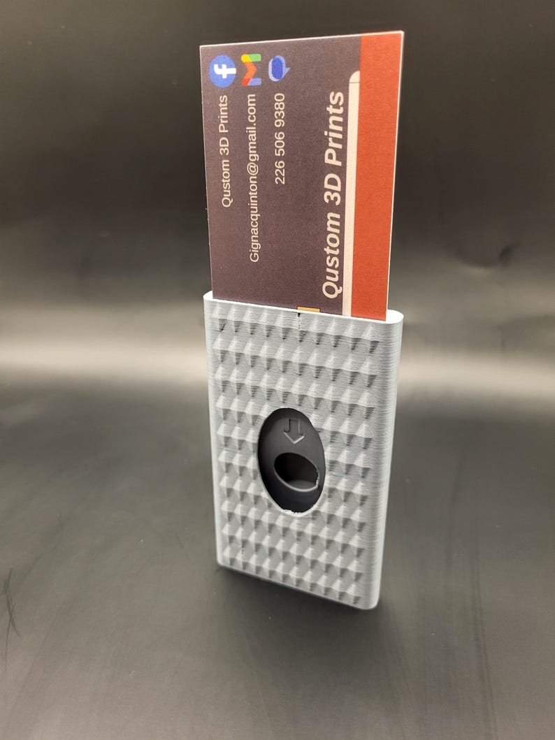 3D Printed Personalized Business Card Holder 90mmx50mm Card Size - Etsy