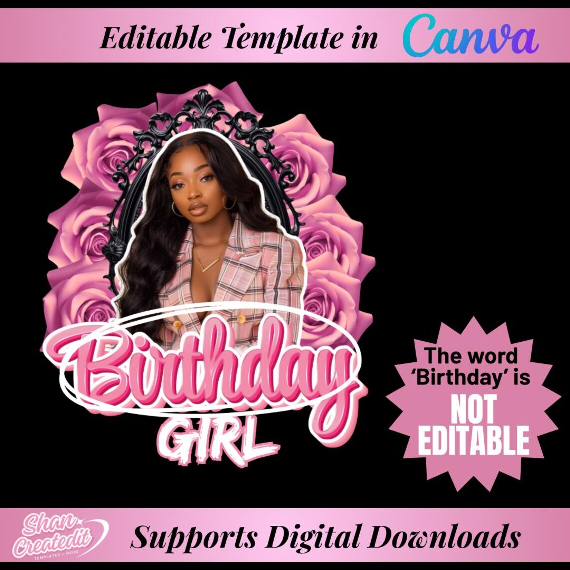 Birthday Party Cup Sticker Template: Editable Drink Labels (digital ...