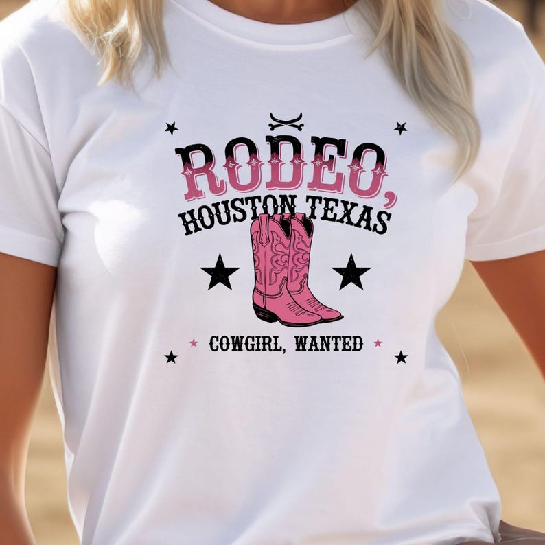 Rodeo Houston Texas PNG | Country Girl Rodeo Sublimation Design | Pink ...