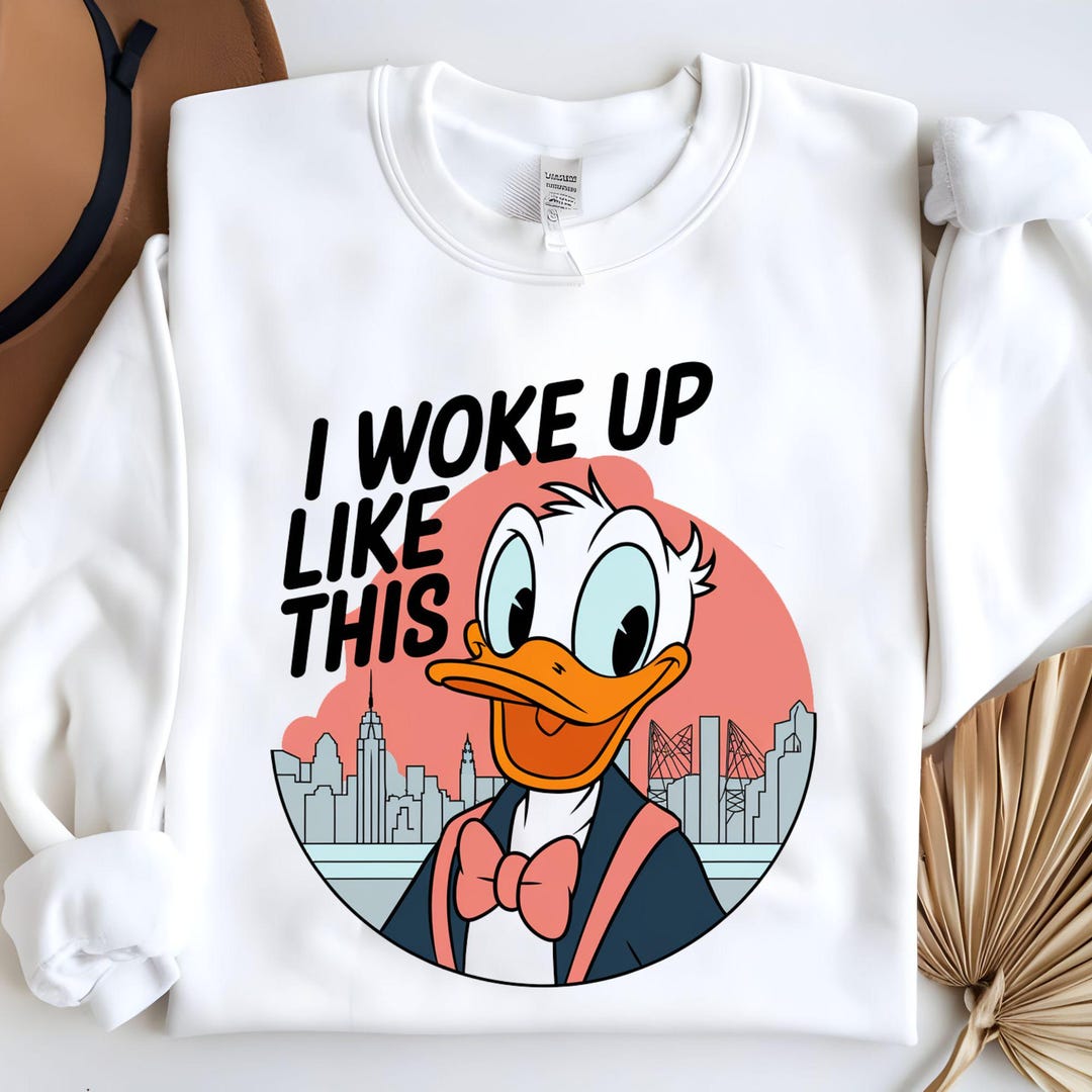 I Woke up Like This PNG | Dapper Duck Sublimation Design | Funny ...