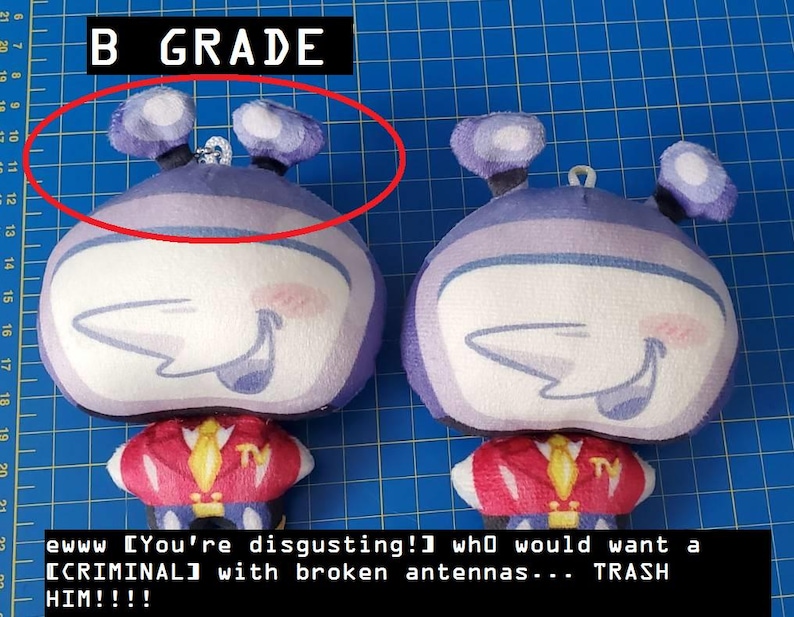 10cm Tenna Plush Keychain - Etsy
