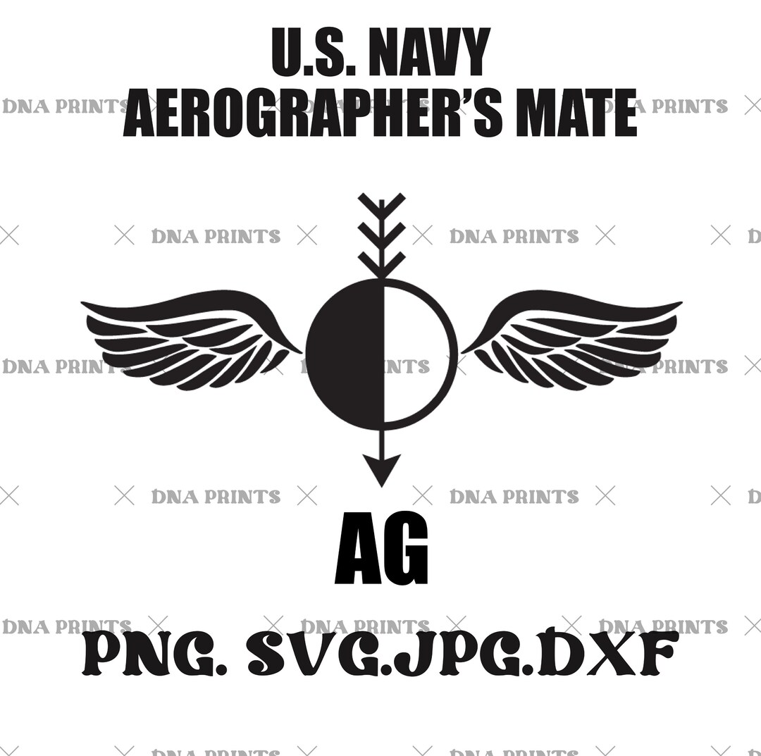 US Navy Aerographer's Mate PNG, Svg, Dfx File, AG - Etsy