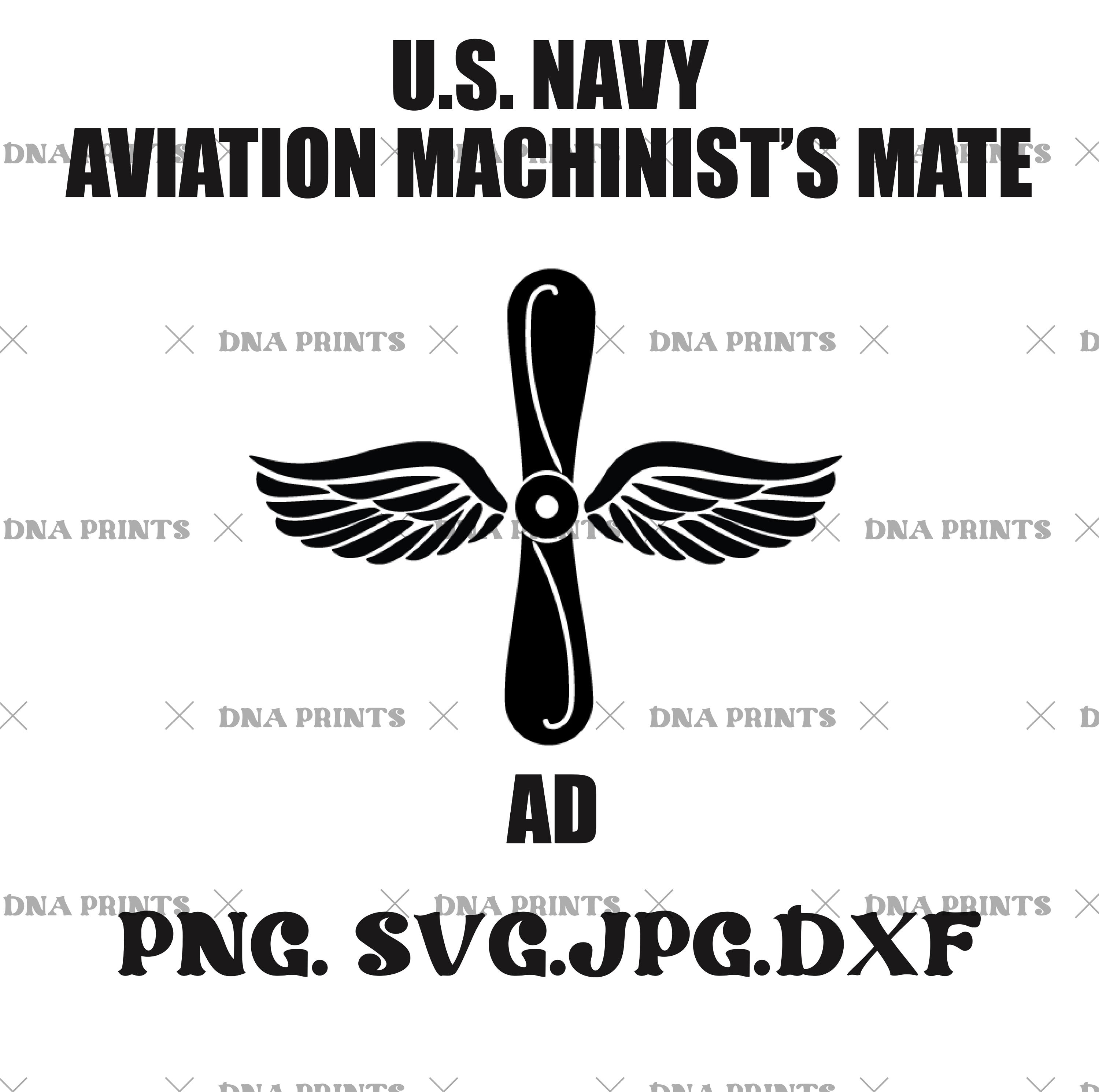 US Navy Aviation Machinist's Mate PNG, Svg, Dfx File, AD - Etsy