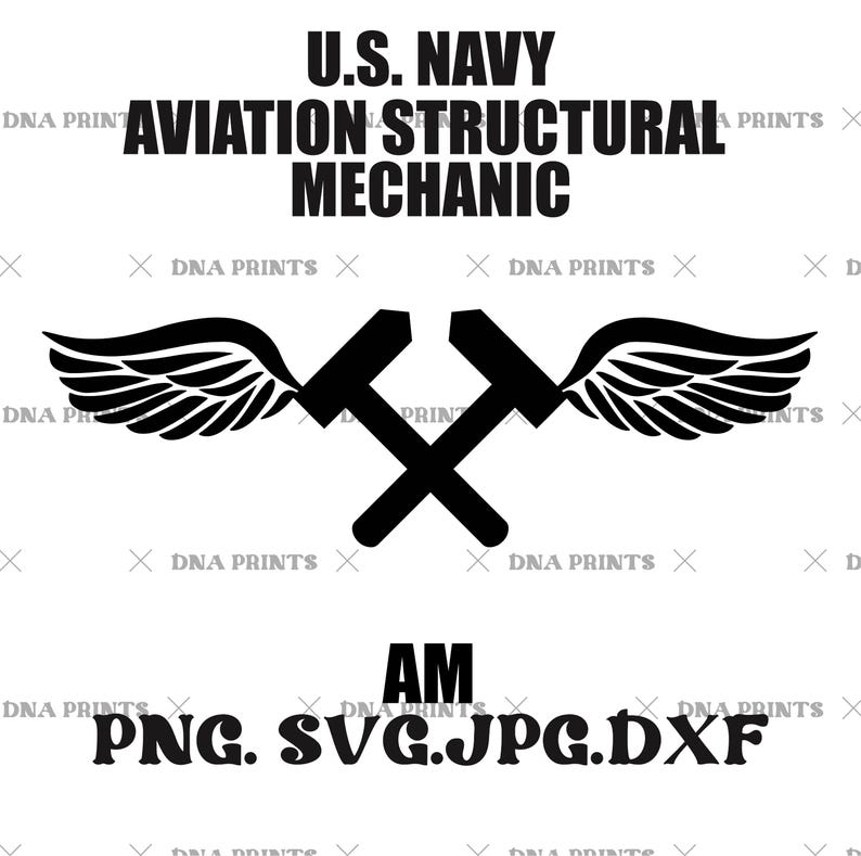 US Navy Aviation Structural Mechanic PNG, Svg, Dfx File, AM - Etsy