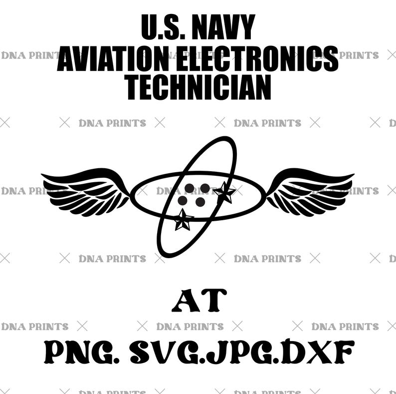 US Navy Aviation Electronics Technician PNG, Svg, Dfx File, AT - Etsy