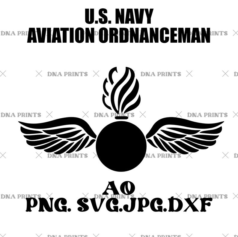 US Navy Aviation Ordnanceman PNG, Svg, Dfx File, AO - Etsy