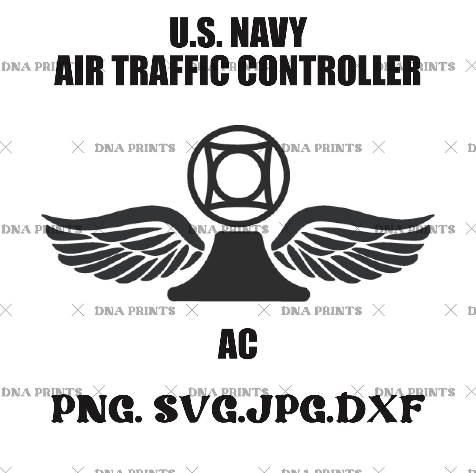 US Navy Air Traffic Controller PNG, Svg, Dfx File, AC - Etsy