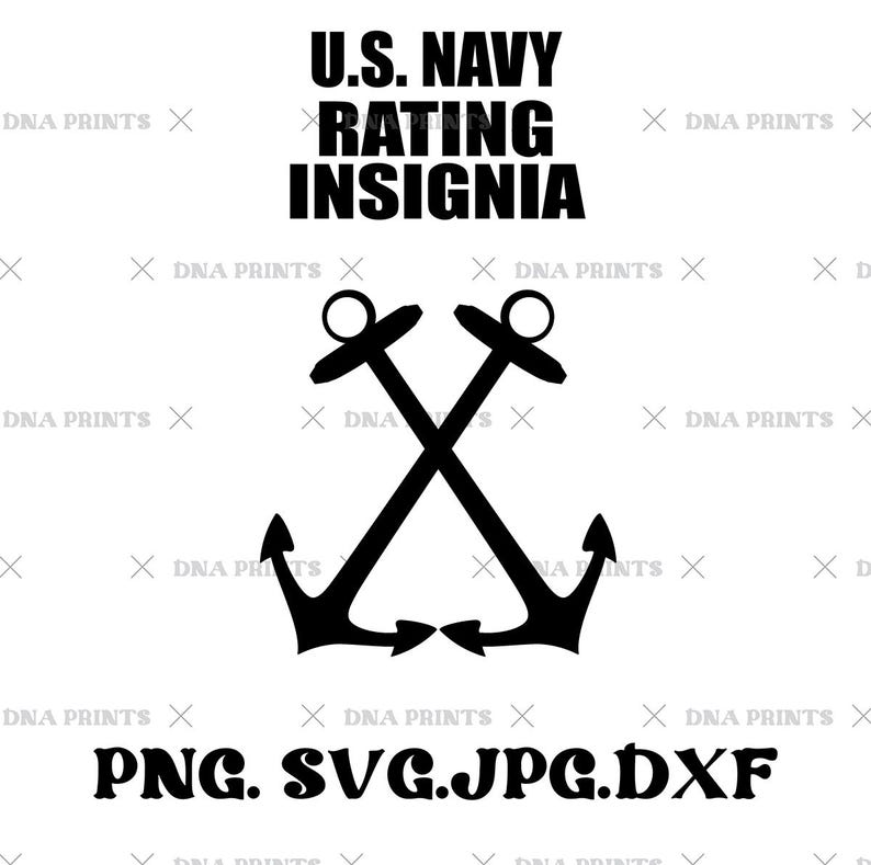 US Navy Boatswain's Mate Insignia PNG, Svg, Dfx File, BM - Etsy