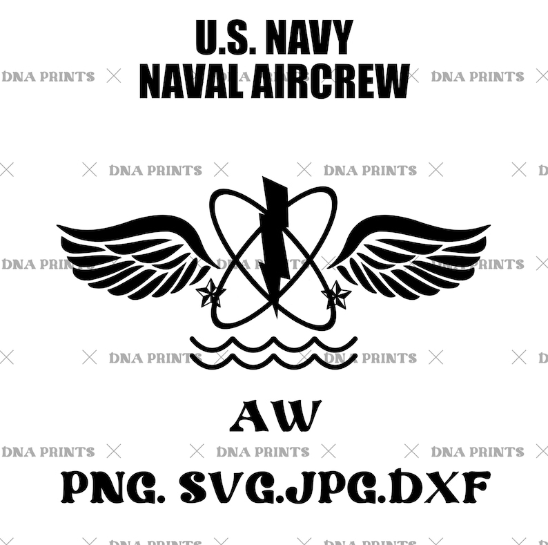 US Navy Naval Aircrew PNG, Svg, Dfx File, ABH - Etsy