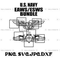 US Navy ESWS Insignia Digital Png and SVG Vector Files - Etsy