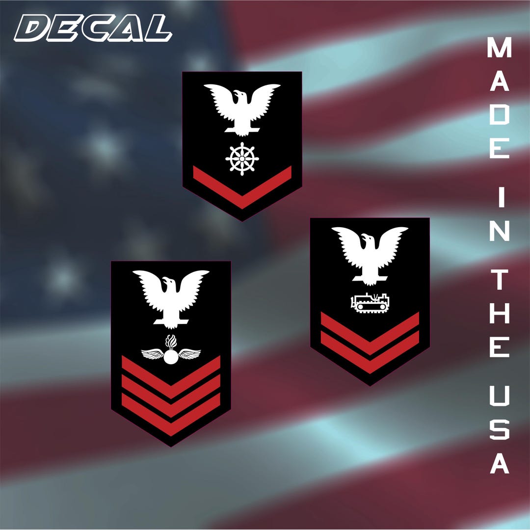 US Navy Rating Badge Decal - Etsy