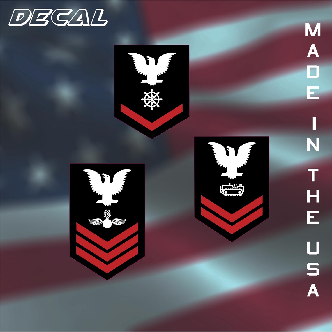 US Navy Rating Badge Decal - Etsy