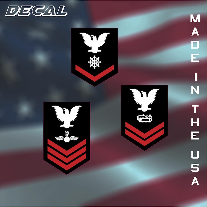 US Navy Rating Badge Decal - Etsy
