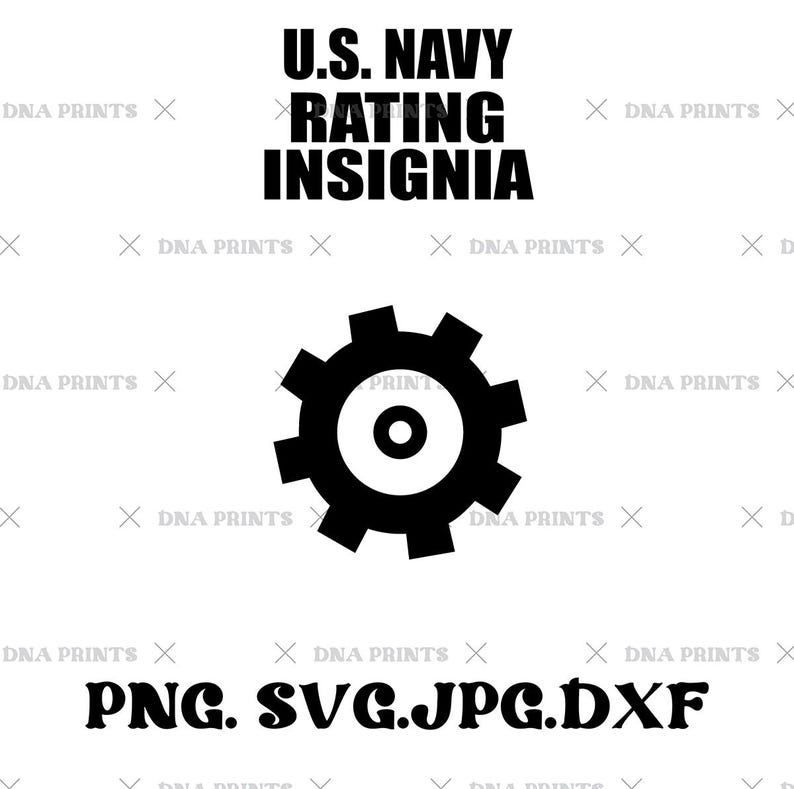 US Navy Engineman Insignia PNG, Svg, Dfx Files, EN - Etsy