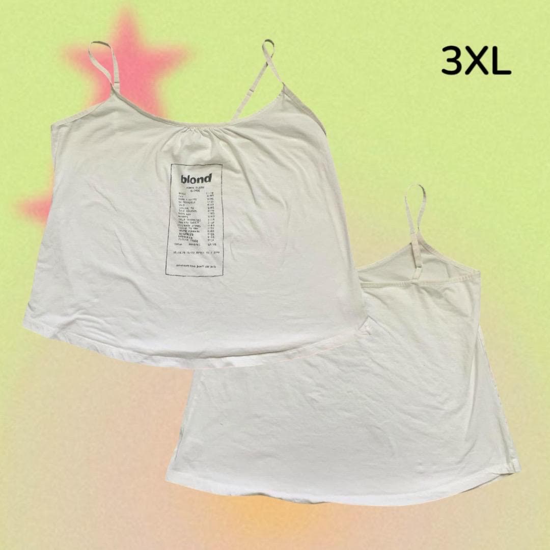 Frank Ocean Blonde Album Receipt Hand Drawn Tank Top - Etsy