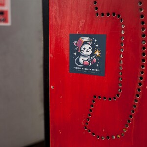 Welding Cat Sticker 3x3 Vinyl Sticker Cute Cat Welder Fundraiser for ...