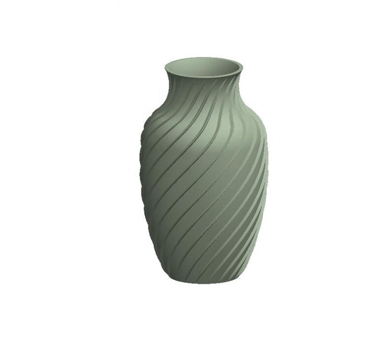 Modern Helix Twist Vase: 3D Printing STL File - Etsy
