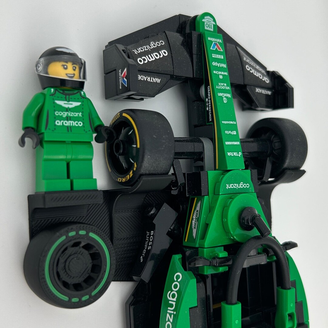 Diplay Your LEGO F1 Cars in Style – Minifig Spot and Tire – Easy ...