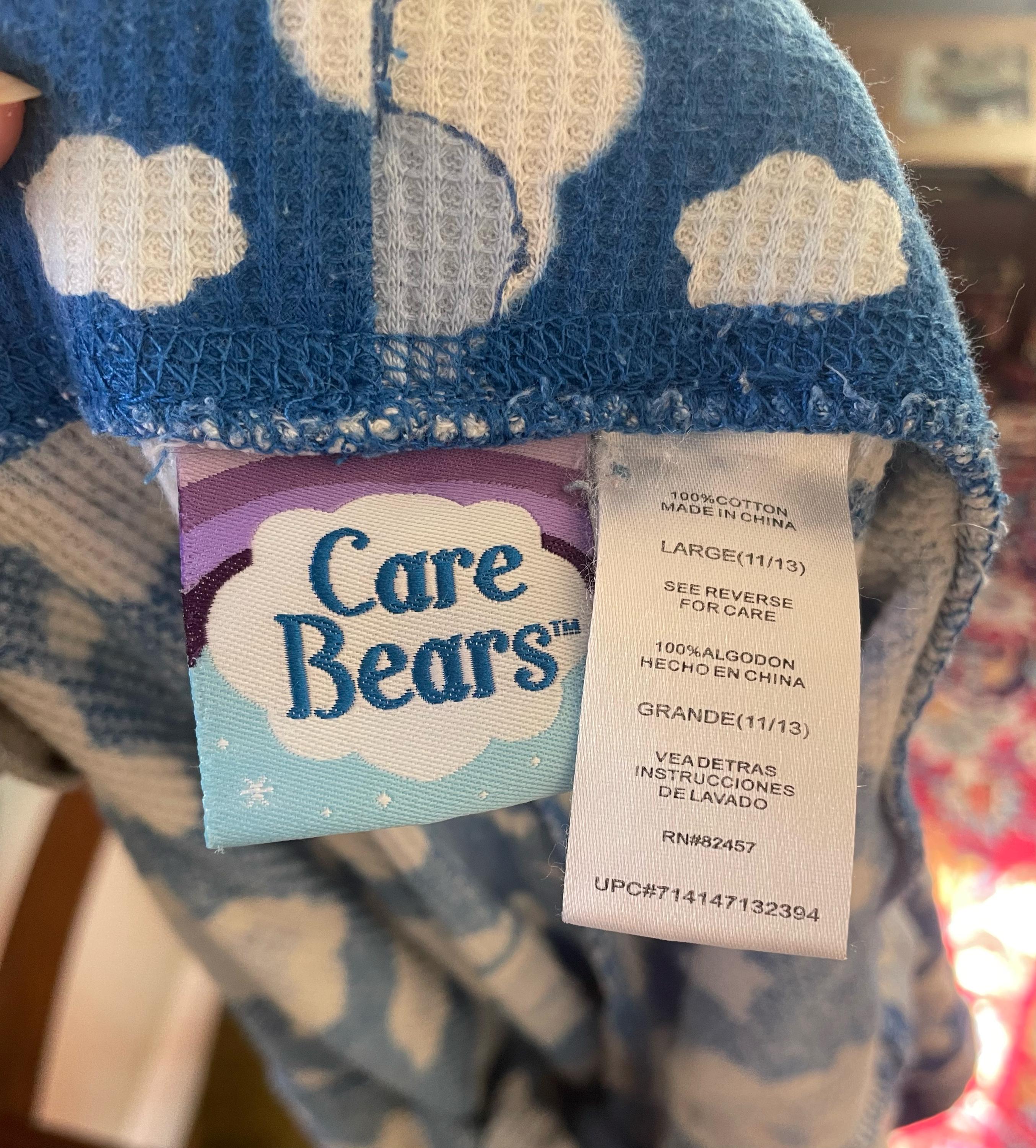 Care Bears Grumpy Bear Pajama PJ Pants Women's Large Vintage Retro - Etsy