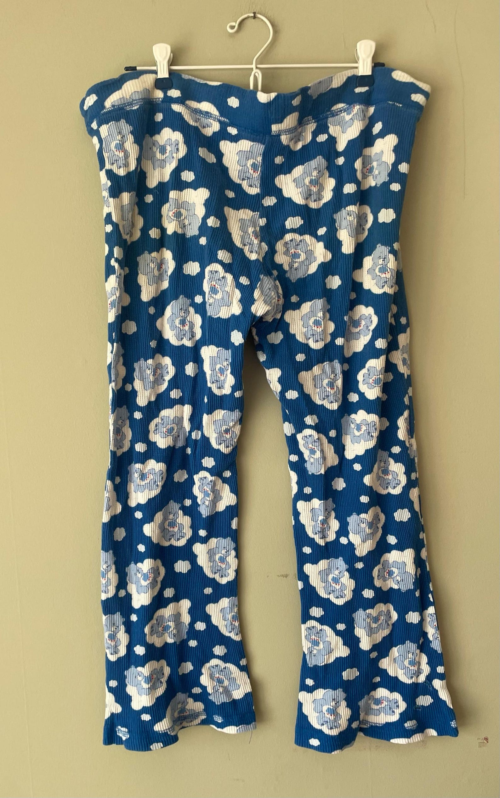 Care Bears Grumpy Bear Pajama PJ Pants Women's Large Vintage Retro - Etsy