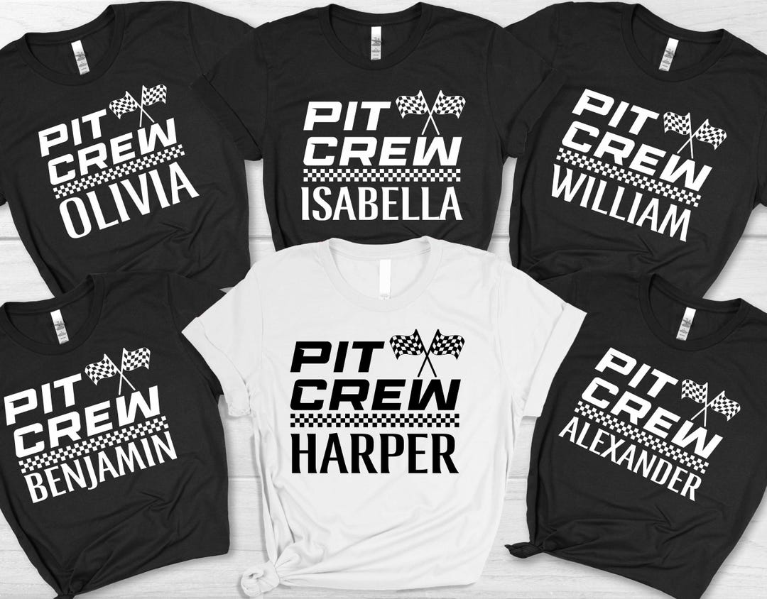 Custom Pit Crew Shirt, Matching Racing Shirt and Bodysuit, Race Car ...