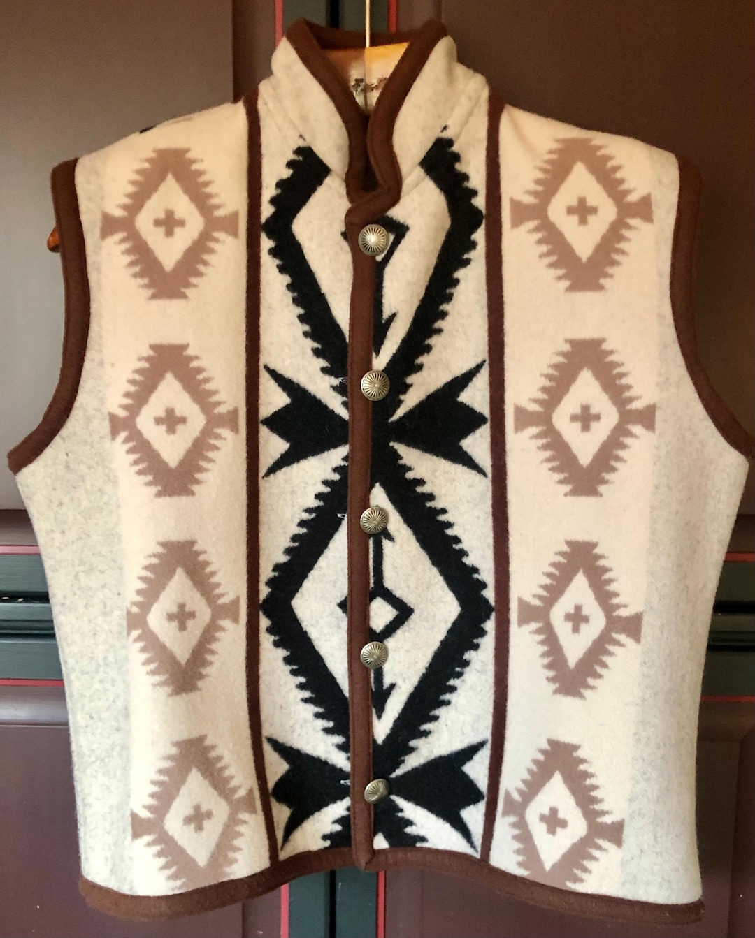 Pendleton Blanket Vest Handcrafted by Native Jackets of Santa Fe ...