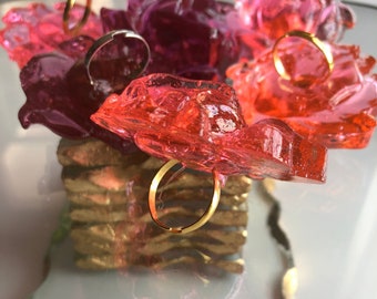 Money Pops Bag 48 Strawberry Pops With Bubble Gum Centers - Etsy