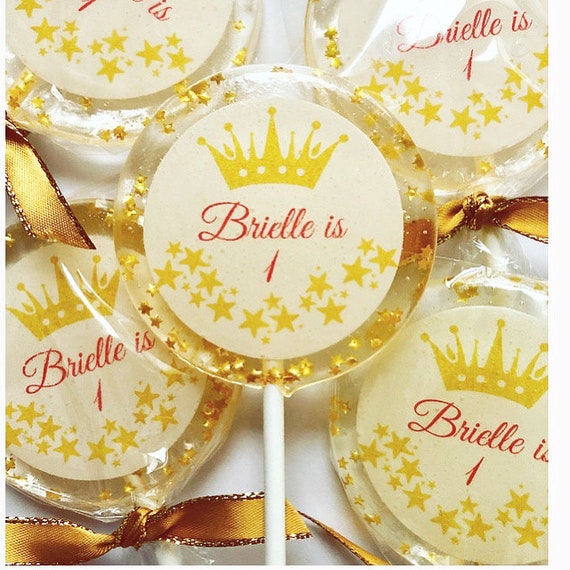 Princess Crown Lollipops Birthday Baby Shower Bridal | Etsy