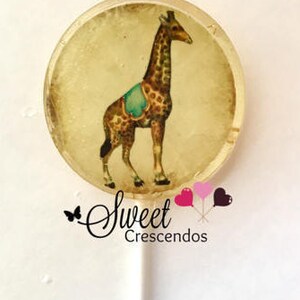 Vintage Circus Themed Lollipops Circus Party Favors Hard Candy ...