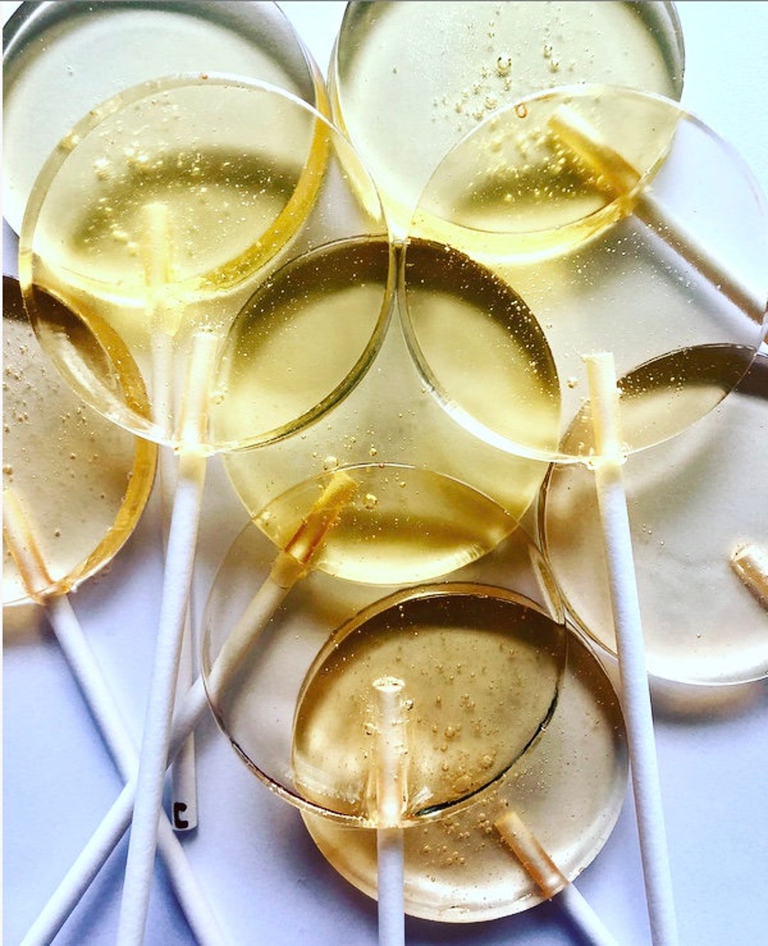 12 Sample Box Flavored Lollipops- Hard Candy-lollipops- Bridalshower ...