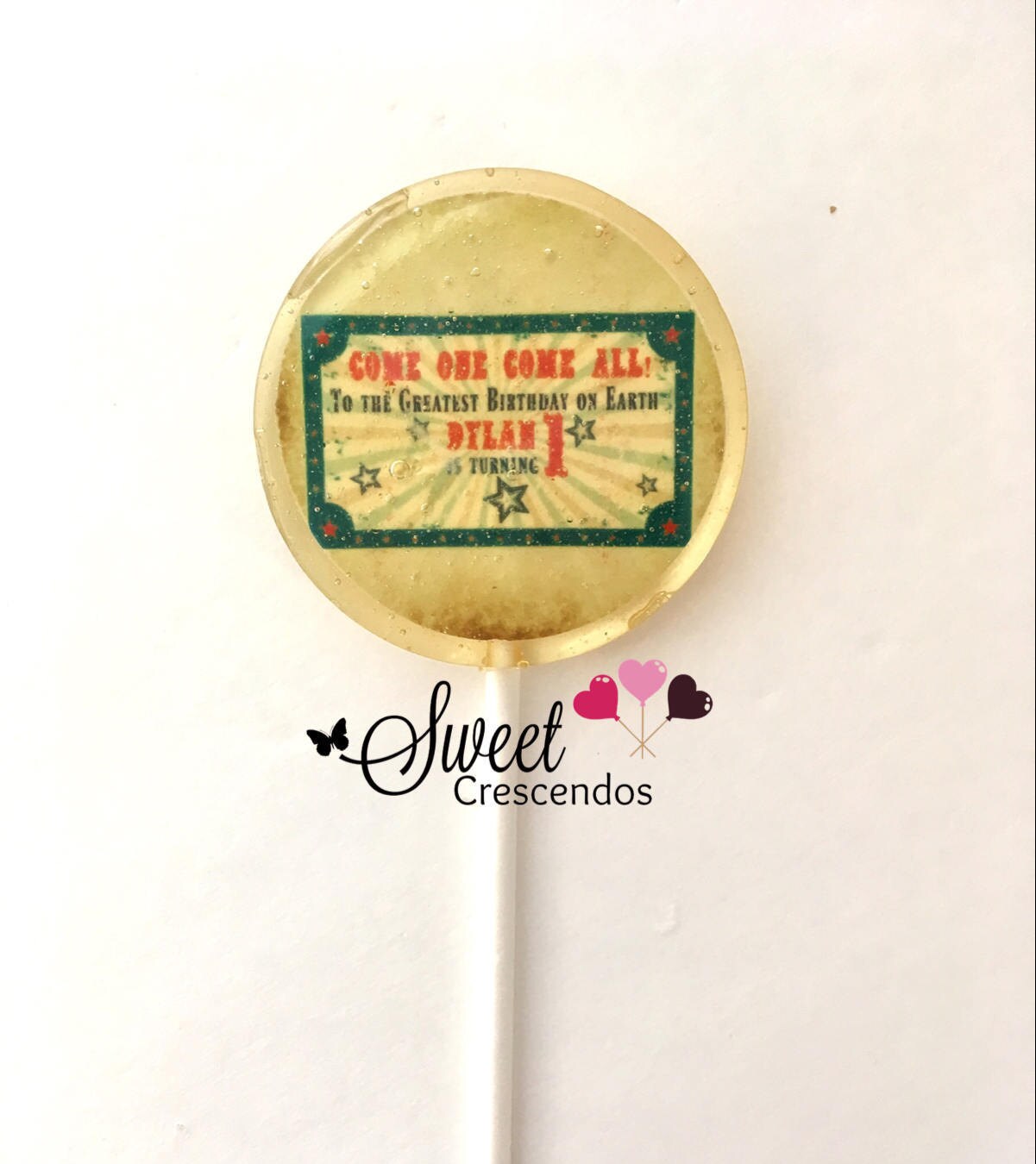 Vintage Circus Themed Lollipops Circus Party Favors Hard | Etsy