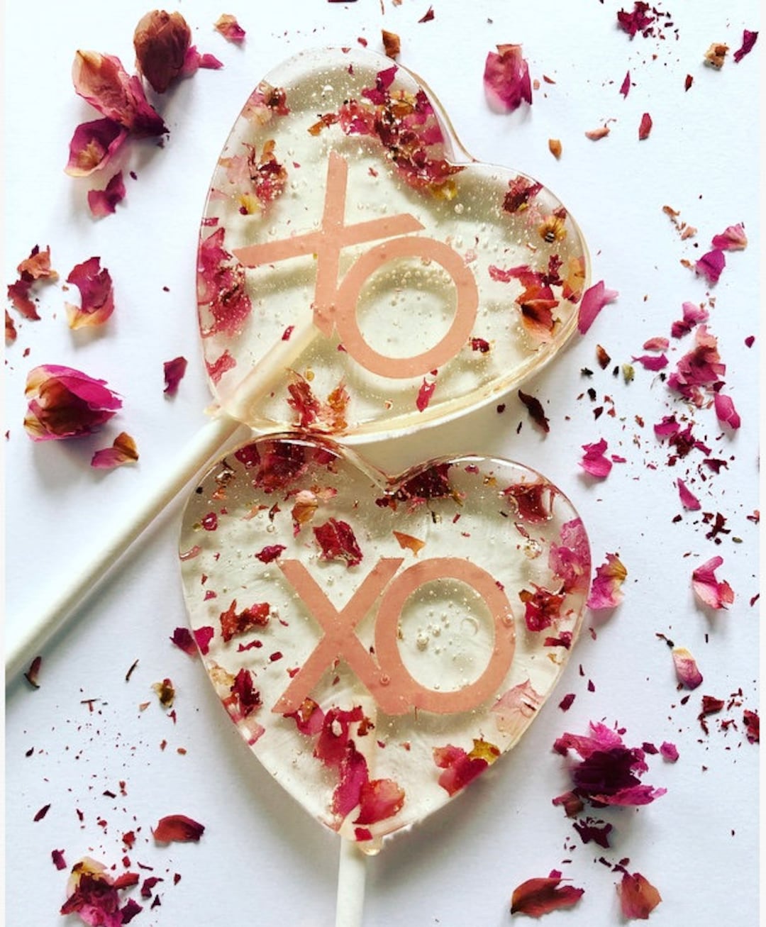 12 grandes sucettes coeur XOXO - Bonbons durs - Sucettes - Saint ...