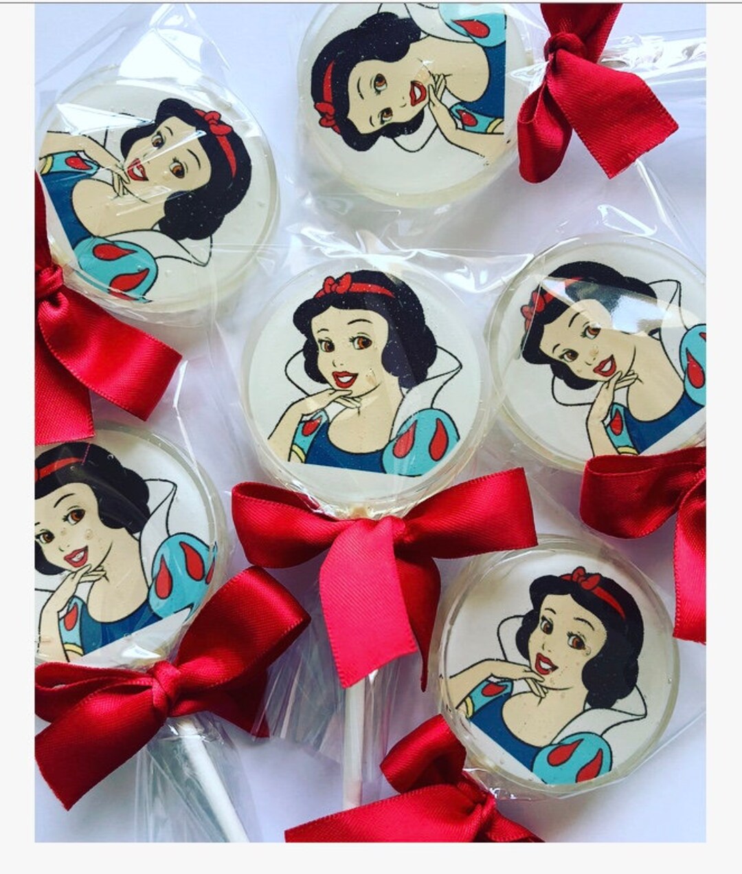 Snow Princess Lollipops – Handmade Birthday Party Favors, 10 Count - Etsy