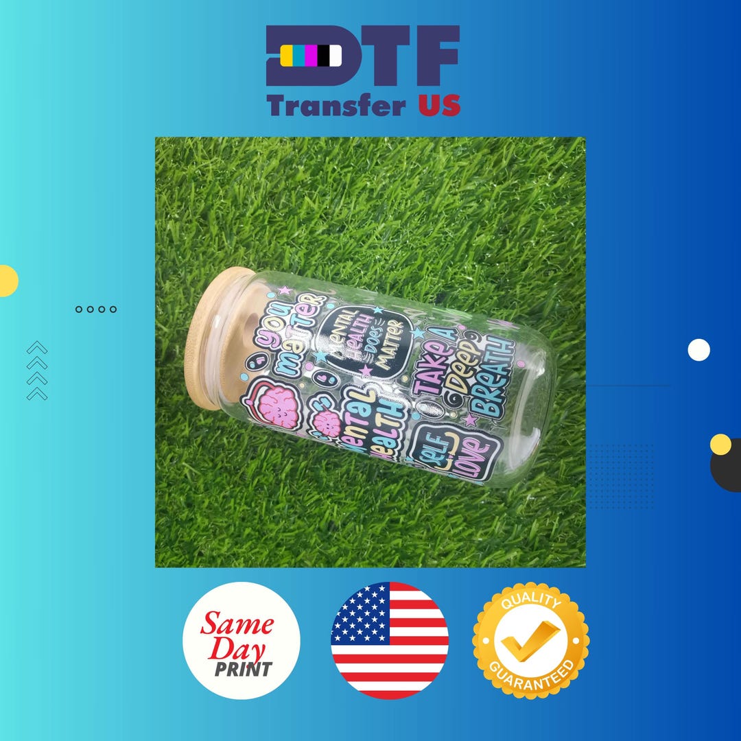 Custom UV Dtf Gang Sheet | High Quality Decals & Stickers for Glass ...