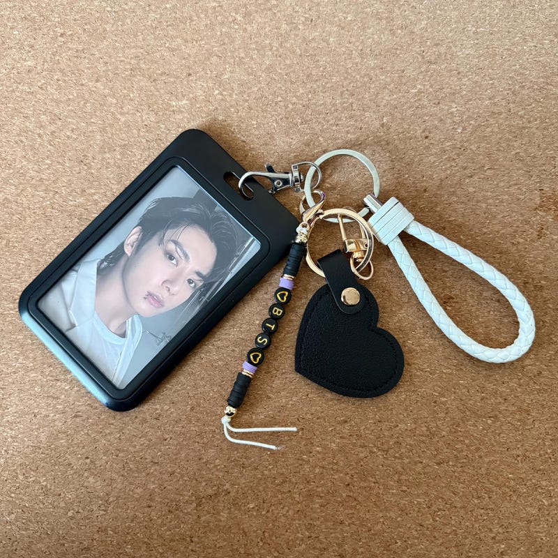 Bts Keychain With Bead - Etsy