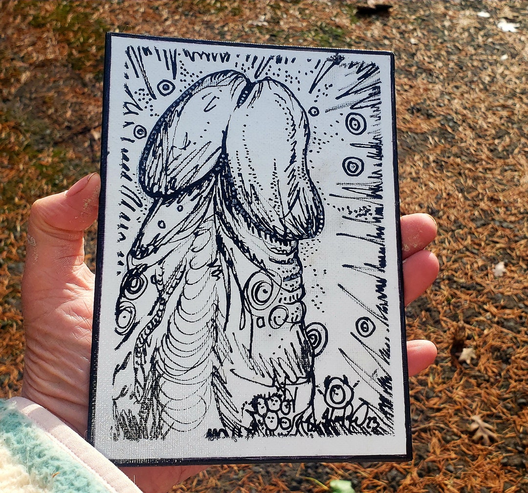 Original Pen Black and White Penis Drawing - Etsy