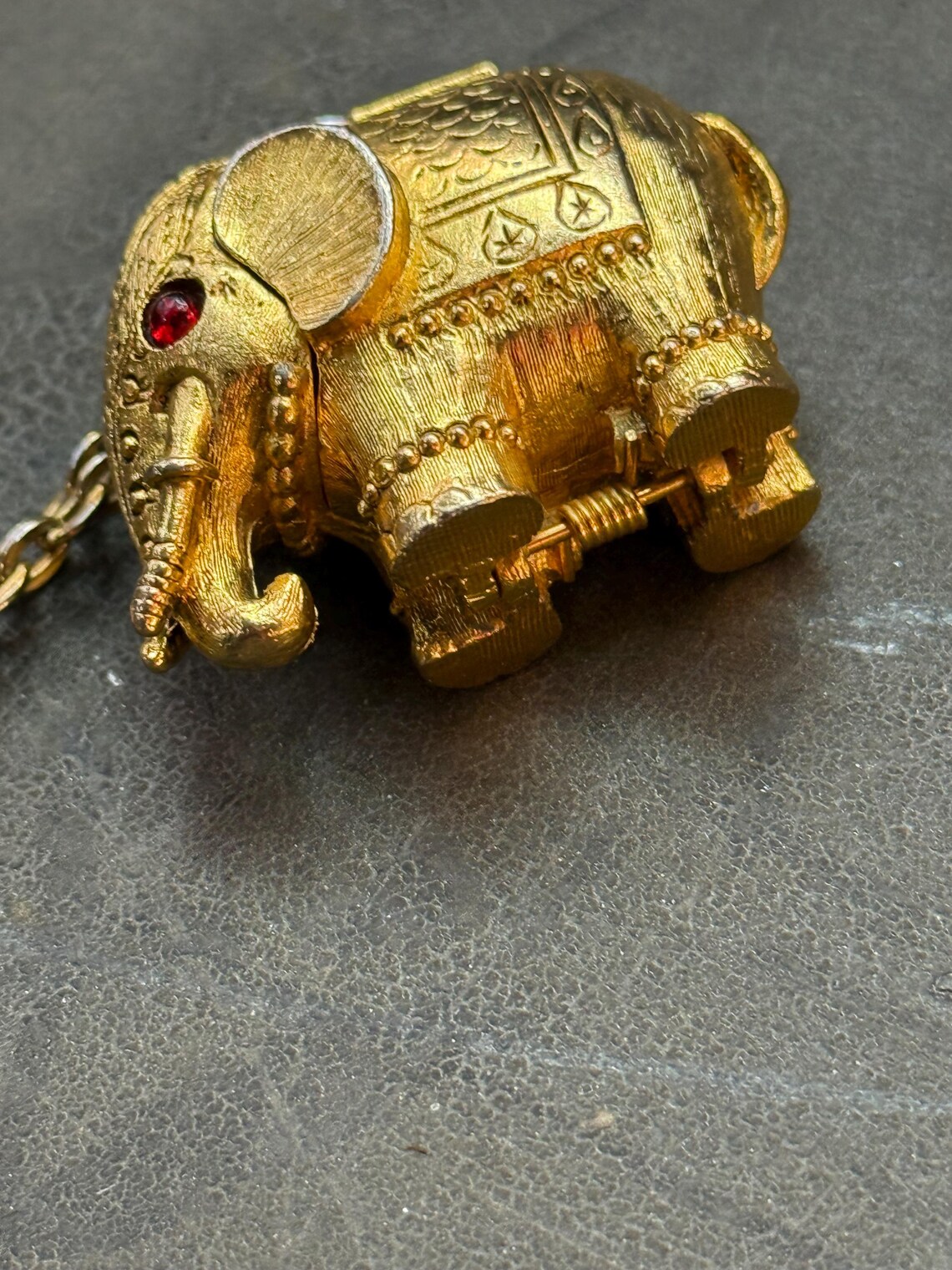 Rare 1960's Max Factor Tiny Tusker Elephant Aquarius Perfume Locket and ...