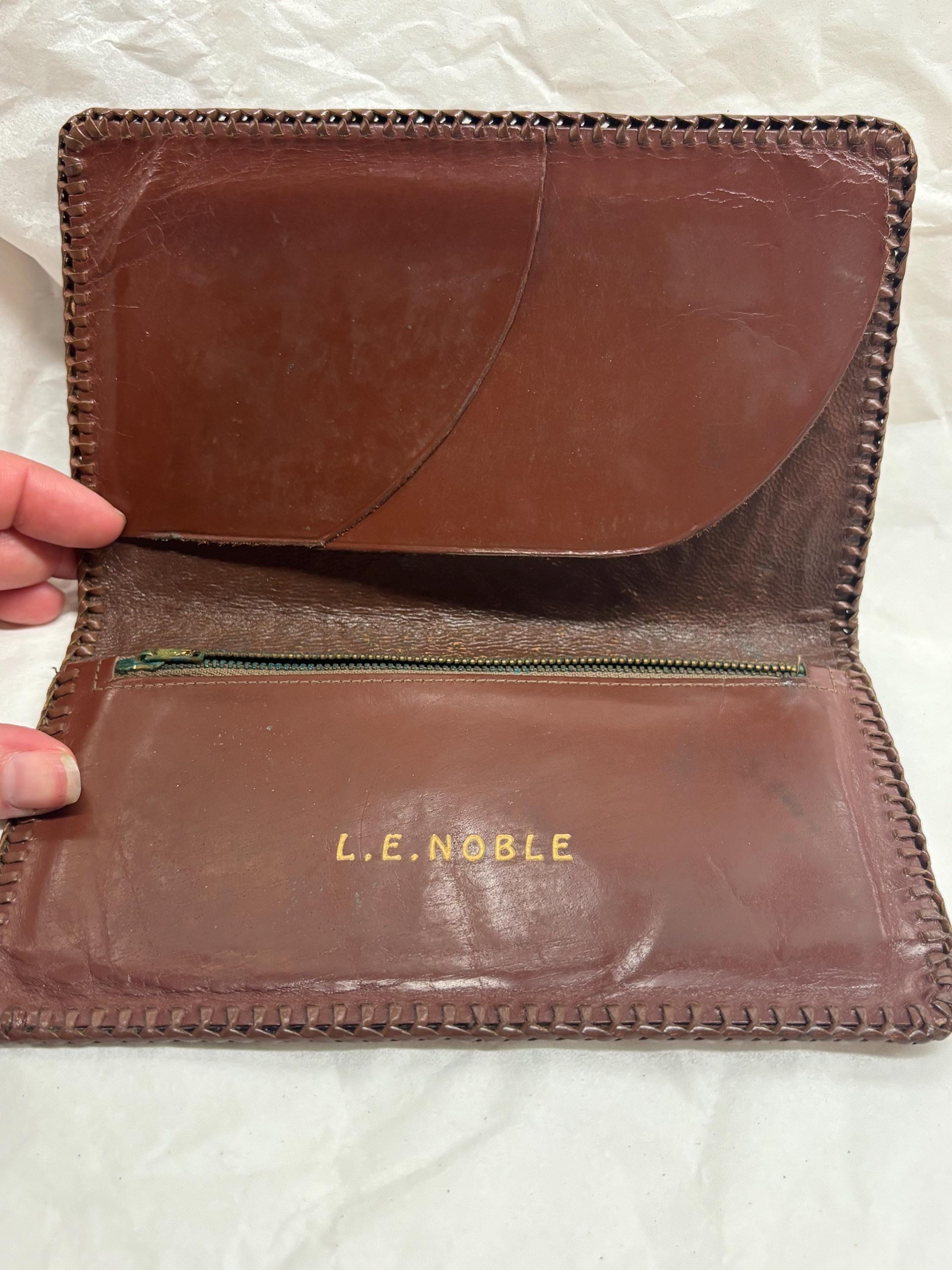 Beautifully Tooled Vintage Leather Wallet Floral Design - Etsy