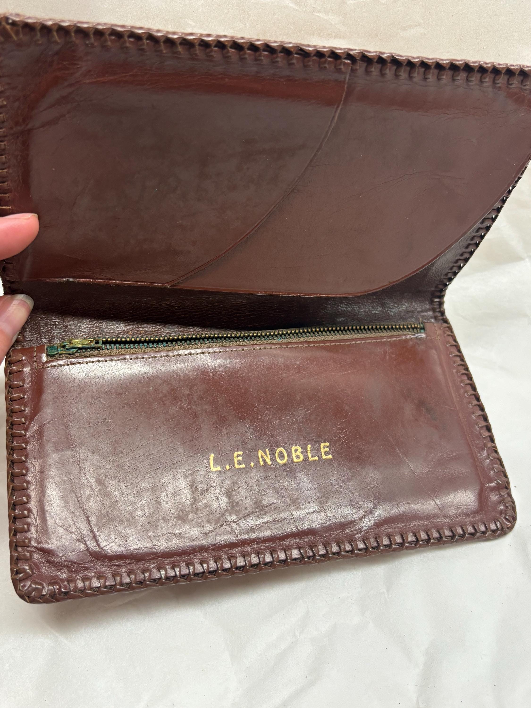 Beautifully Tooled Vintage Leather Wallet Floral Design - Etsy