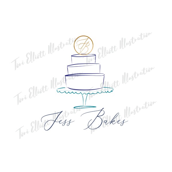 Cake Logo - Etsy