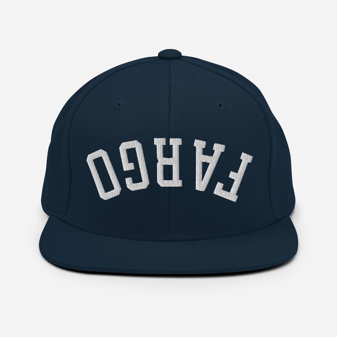 Fargo Upside Down Hat - Custom Embroidered Fargo Hat, Inverted City ...