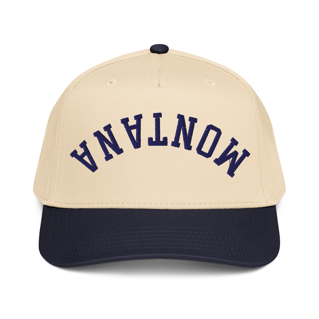 MONTANA Upside Down Hat - Custom Embroidered Montana Hat, Inverted ...
