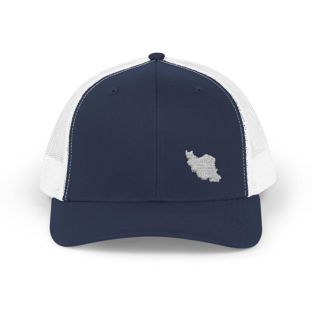 Iran Hat - Custom Trucker Hat - Embroidered Iran Map / Country ...