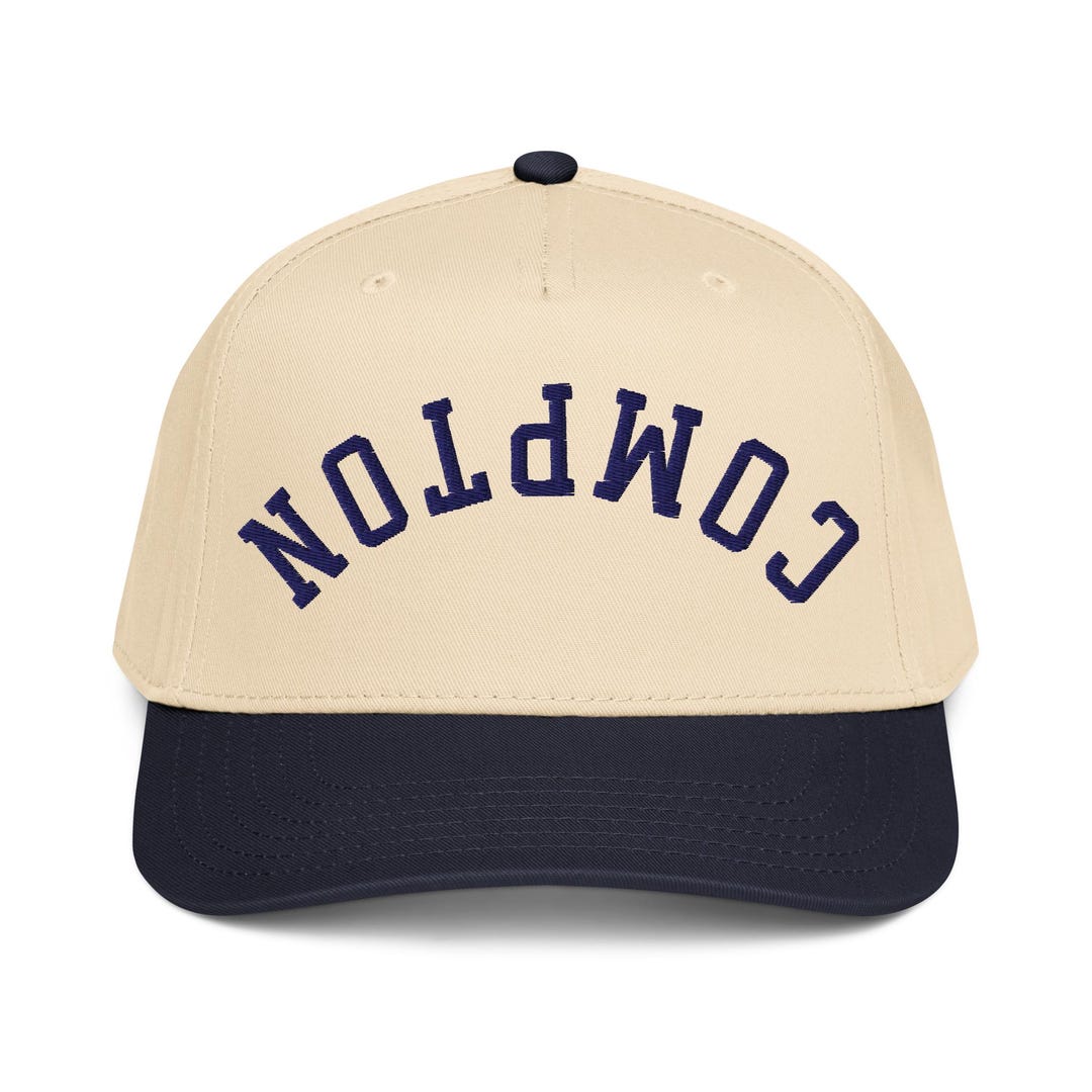 Compton Hat - Compton, Los Angeles, Upside Down Hat (dark Navy ...