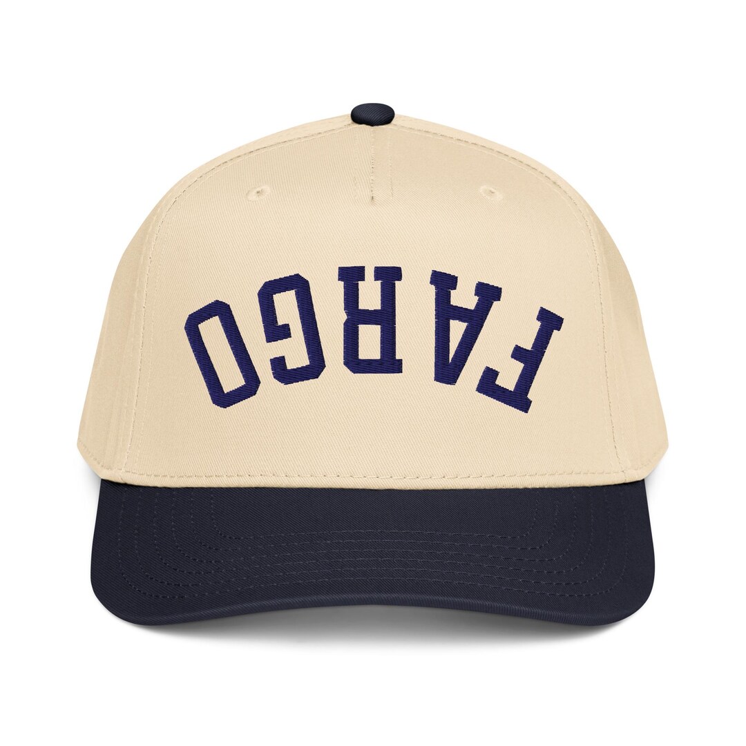 FARGO Upside Down Hat - Custom Embroidered Fargo Hat, Inverted City ...