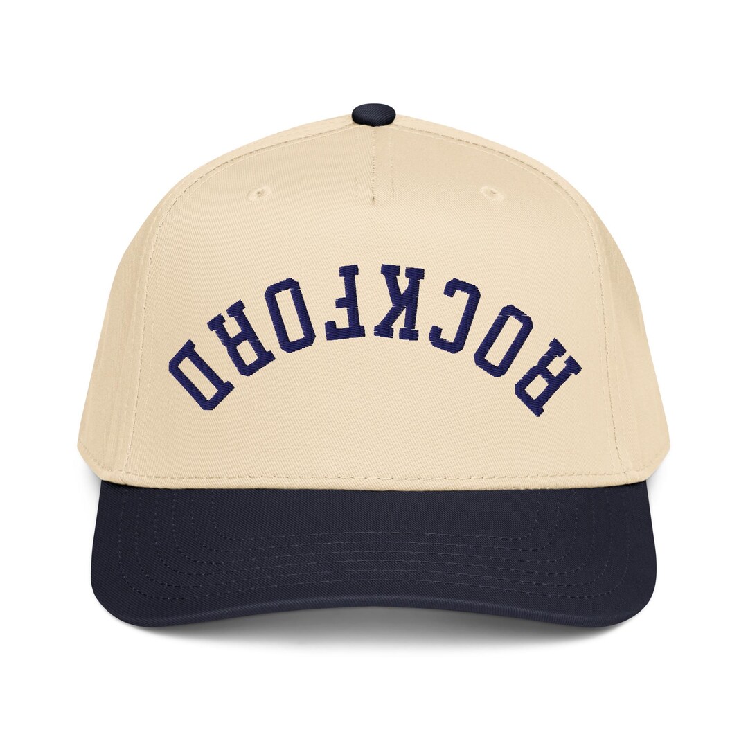 ROCKFORD Upside Down Hat - Custom Embroidered Rockford Hat, Inverted ...
