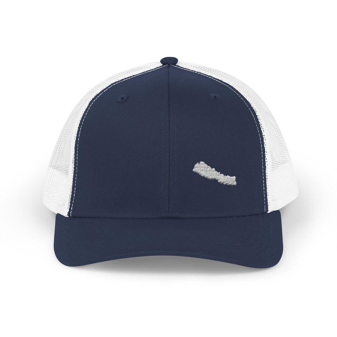 Nepal Hat - Custom Trucker Hat - Embroidered Nepal Map / Country ...